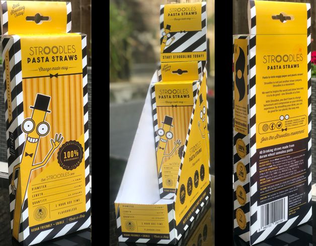 Stroodles pasta straws for eco-friendly easy drinking - Home & Giftware ...